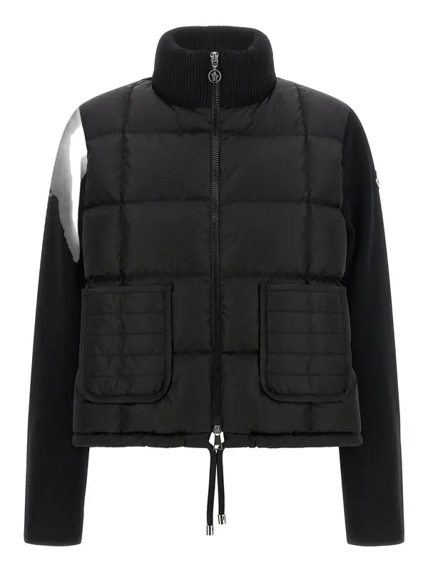 Moncler Padded Cardigan - Black