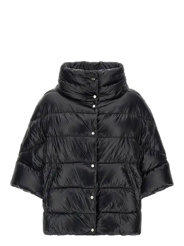 Herno Ultralight Hooded Puffer Jacket - Black