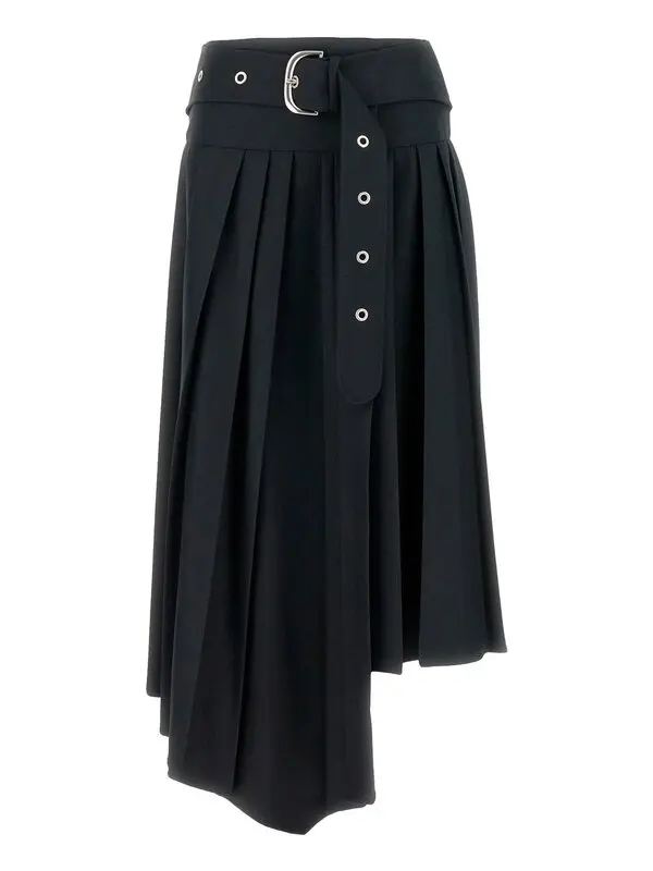 Off-White Asymmetrical Skirt - Multicolor