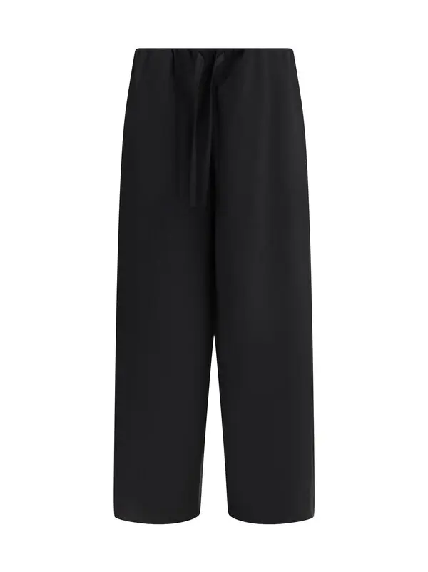 TOTEME Drawstring Dinner Pants - Black