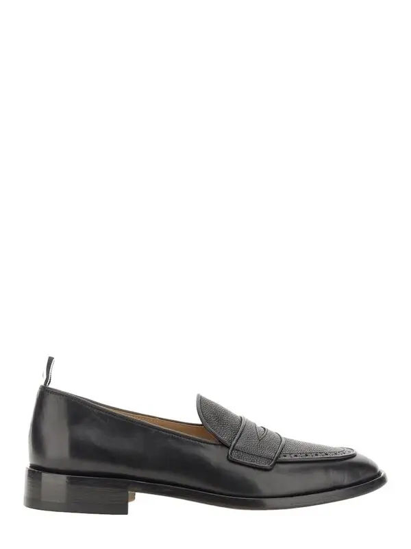 Thom Browne Varsity Penny Loafer - Black
