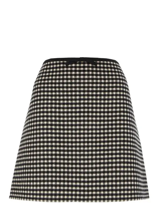 Valentino Garavani Checkered Mini Skirt - Multicolor