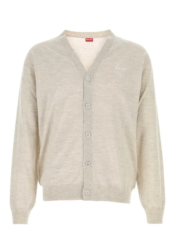 Kenzo Wool Cardigan - Gray