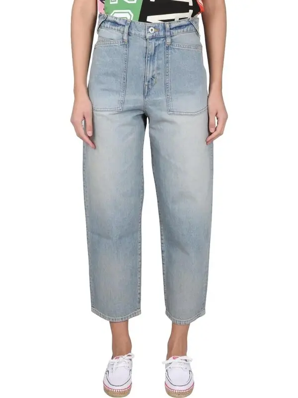 Kenzo Carrot Fit Jeans - Blue