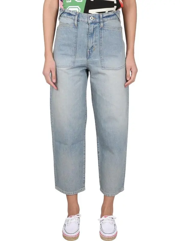 Kenzo Carrot Fit Jeans - Blue