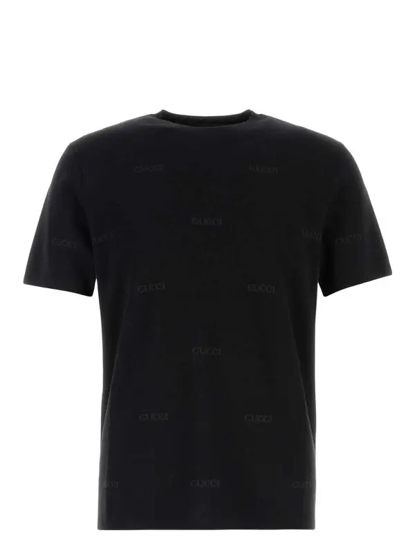 Gucci Embroidered Wool Blend T-shirt - Multicolor