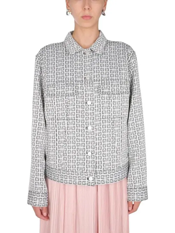 Givenchy 4g Jacquard Jacket - Gray