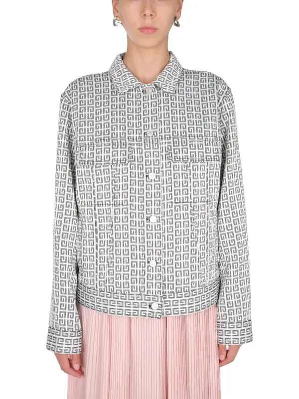 Givenchy 4g Jacquard Jacket - Gray