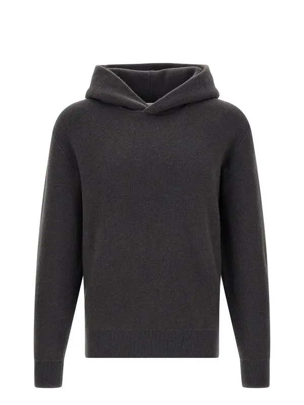 LEMAIRE Cashmere Hooded Sweater - Gray
