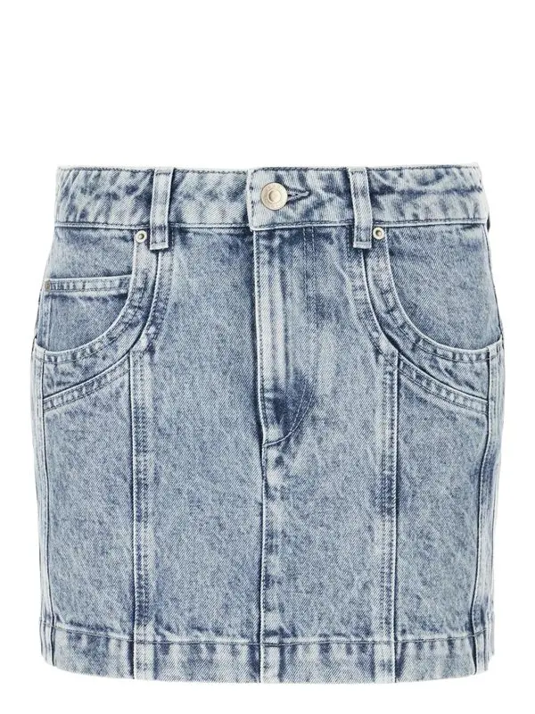 Isabel Marant Étoile Denim Mini Skirt - Multicolor