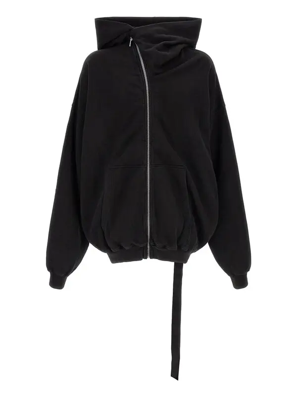 Rick Owens Mountain Hun Hoodie - Black