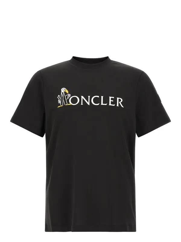 Moncler Mascot Logo T-shirt - Black