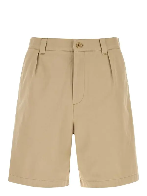 A.p.c. Beige Cotton Bermuda Shorts - Brown