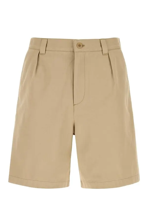 A.p.c. Cotton Bermuda Shorts - Brown