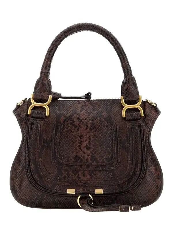 Chloé Printed Leather Small Marcie Shoulder Bag - Multicolor