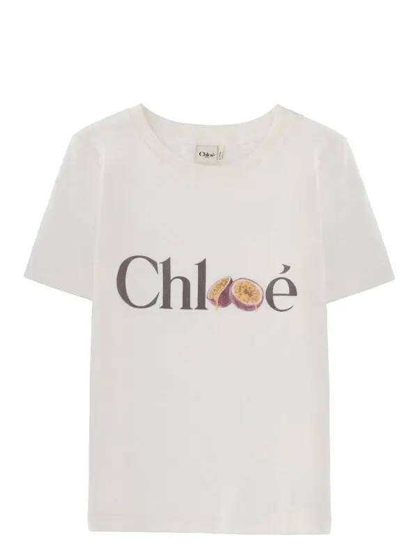Chloé Logo T-shirt - White