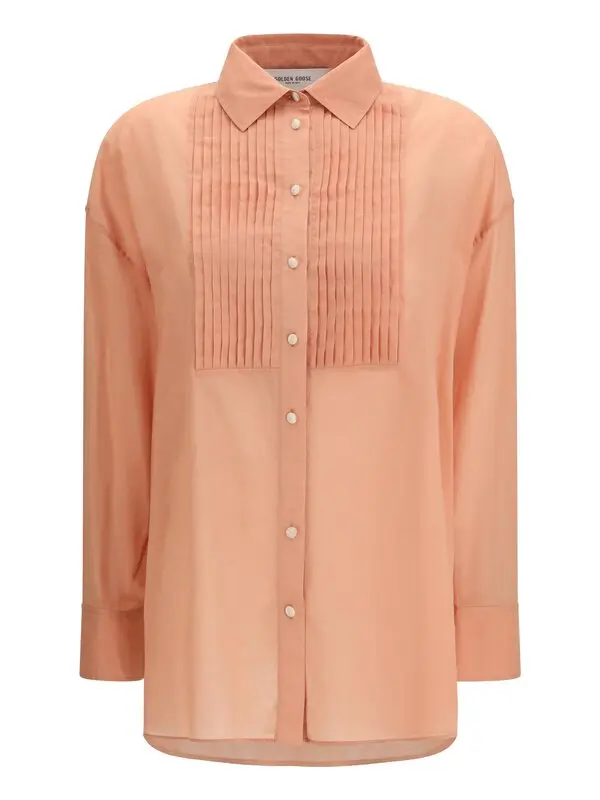 GOLDEN GOOSE Cotton Shirt - Brown