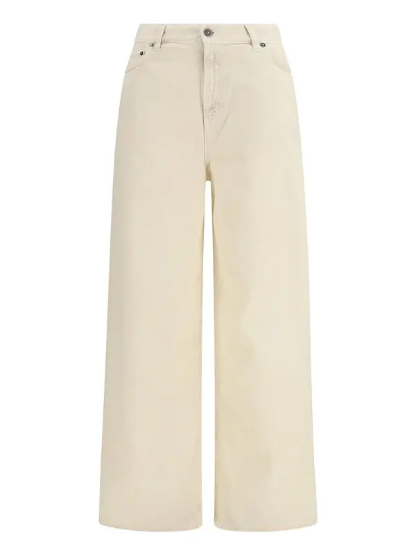 GOLDEN GOOSE Wide-leg Jeans - Yellow