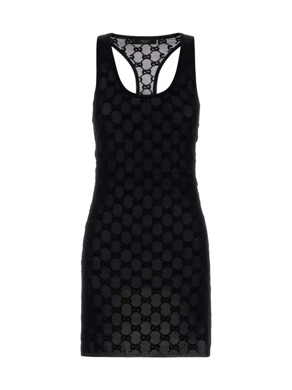 Gucci Viscose Blend Dress - Blue