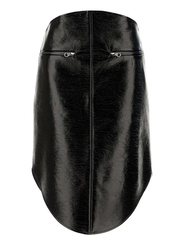 COURREGES Glossed Skirt - Multicolor