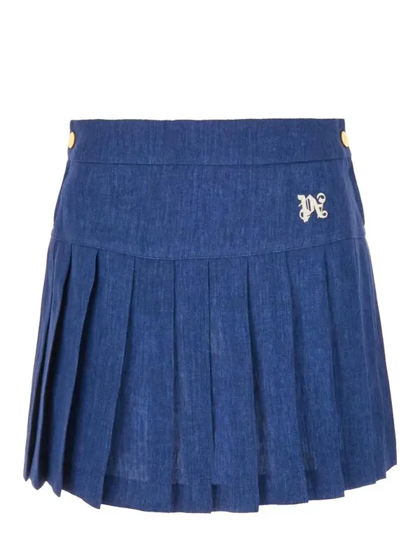 Palm Angels Pleated Skirt - Multicolor