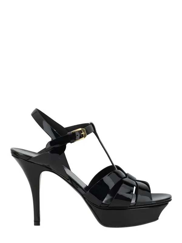 Saint Laurent Tribute Sandals - Black