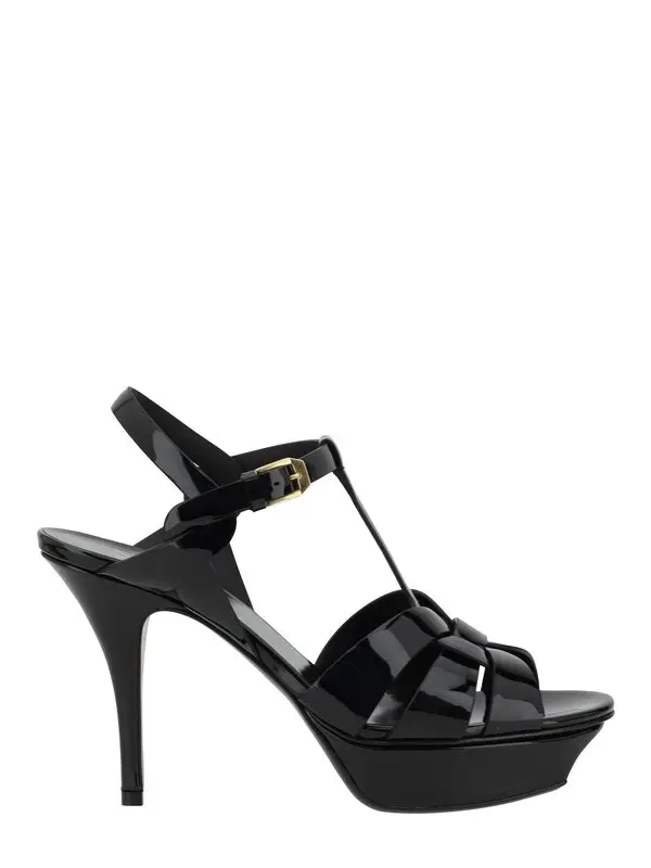 Saint Laurent Tribute Sandals - Black