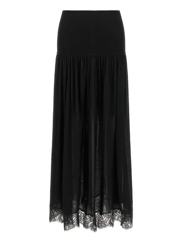 Zimmermann Valiant Long Skirt - Black