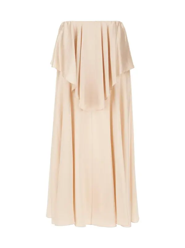 Chloé Ruffled Silk Skirt - Multicolor