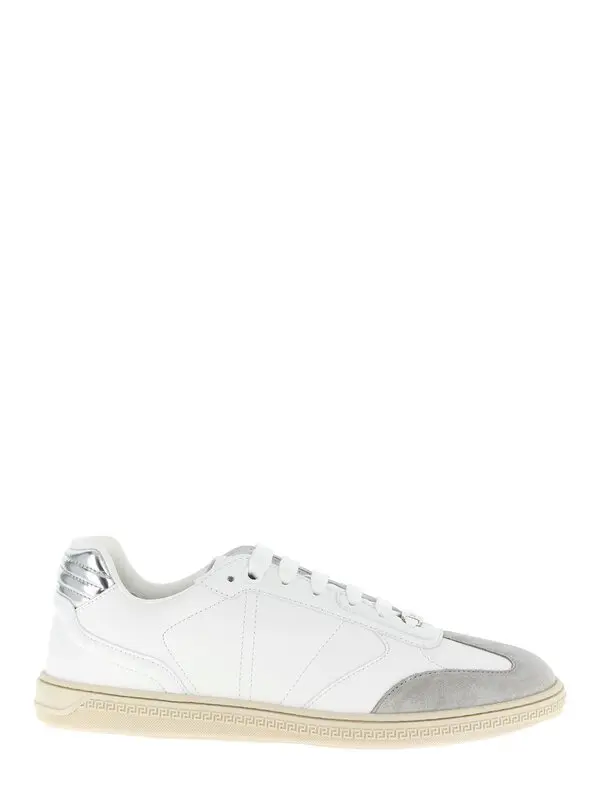 Versace Greca Court' Sneakers - White