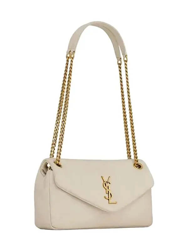 Saint Laurent Calypso Small Bag - Cream