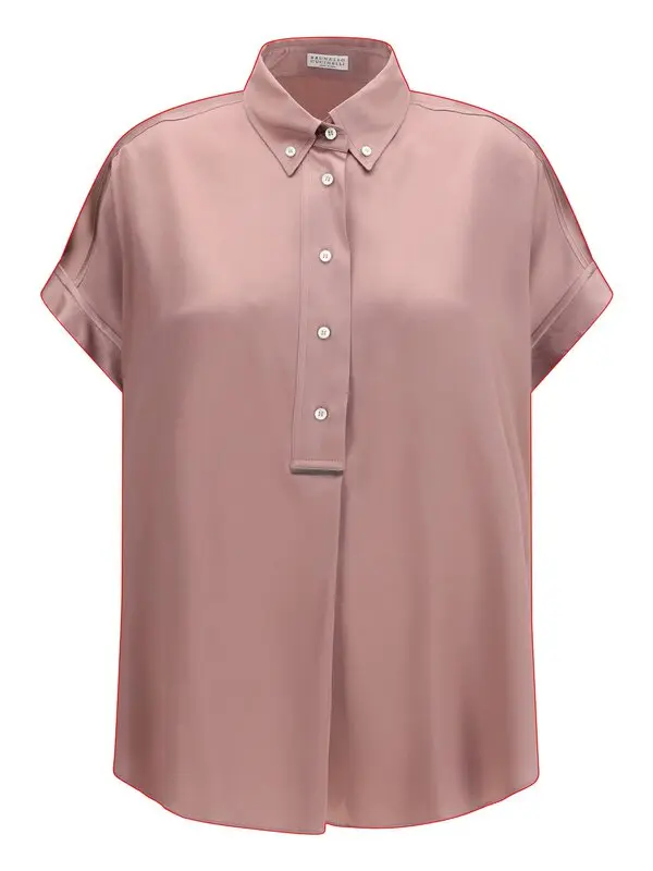 Brunello Cucinelli Silk Shirt - Pink