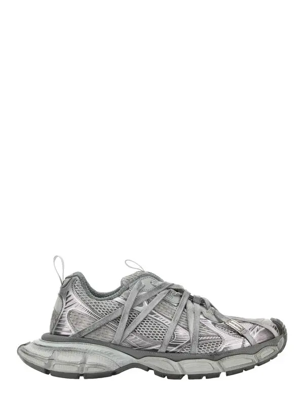 Balenciaga Grey Mesh And Rubber 3xl Extreme Sneakers - Gray