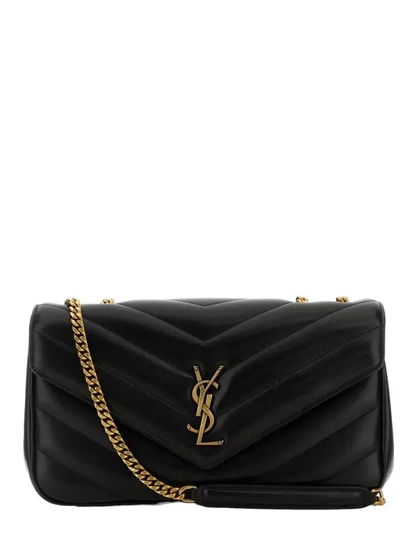 Saint Laurent Loulou Shoulder Bag - Black