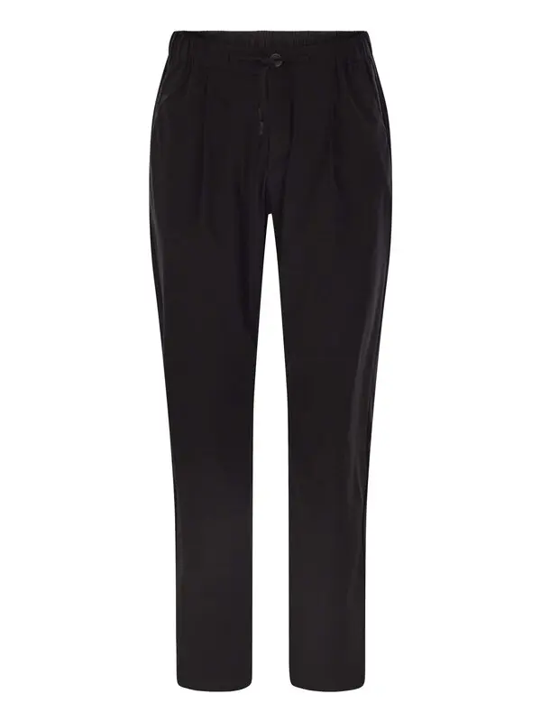 Herno Stretch Nylon Trousers - Black