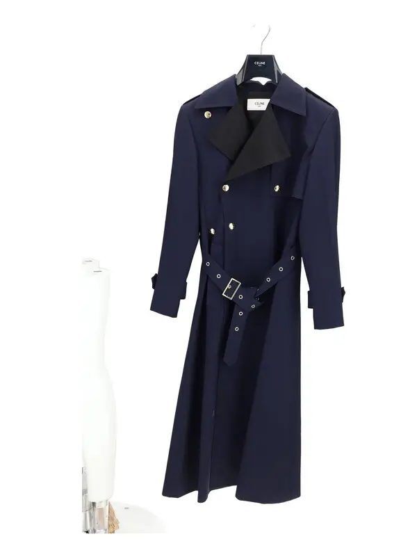 Celine Tux Trench Coat - Multicolor