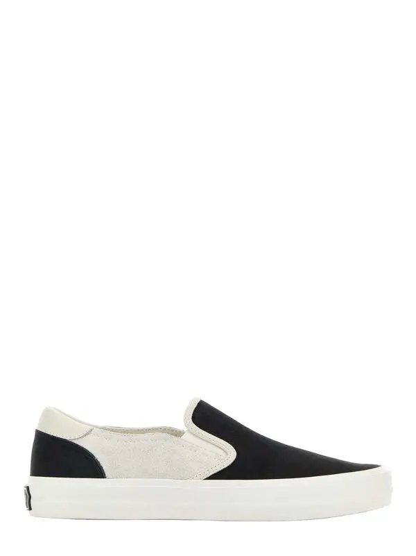 Amiri Leather Laguna Slip Ons - Black