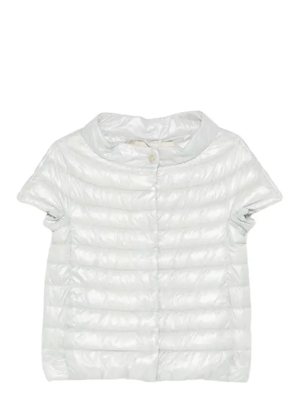 Herno Quilted Stand Collar Jacket - Gray