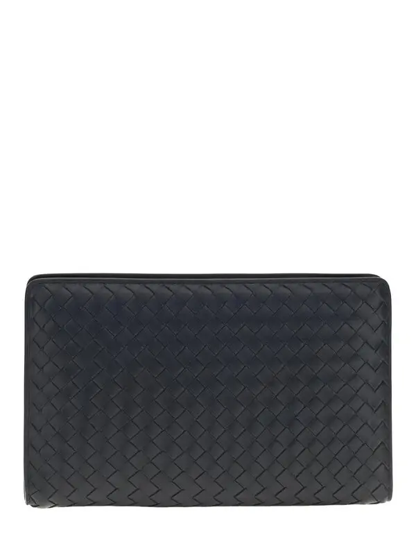Bottega Veneta Agenda Clutch - Blue