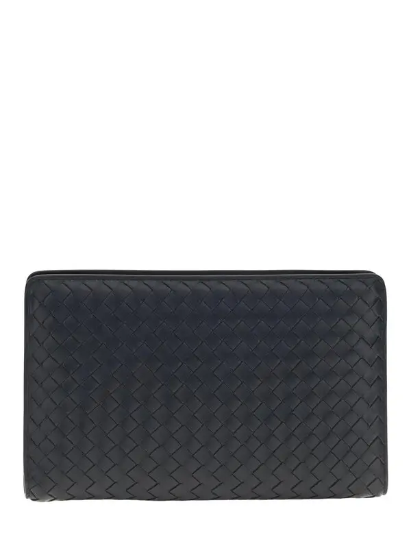 Bottega Veneta Intrecciato Clutch - Blue