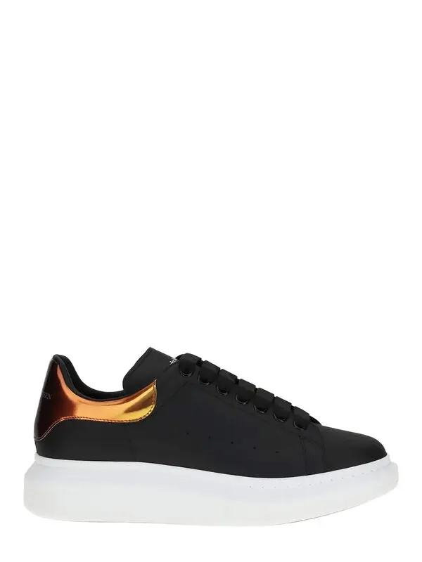 Alexander McQueen Leather Sneakers - Black