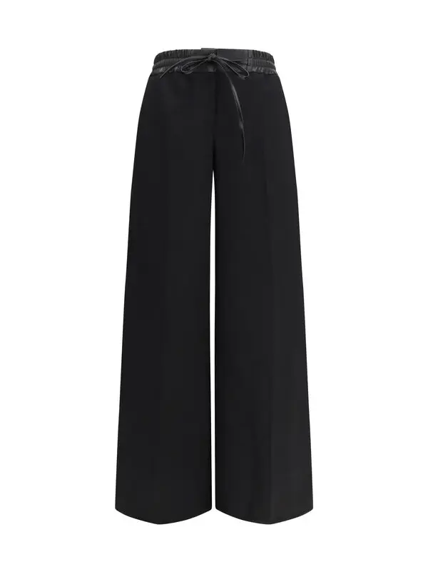 Alaïa Tailored Virgin Wool Pants - Black