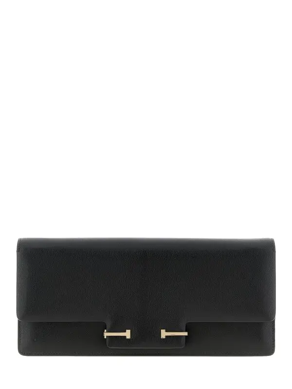 TOM FORD Supple Grain Shoulder Bag - Black