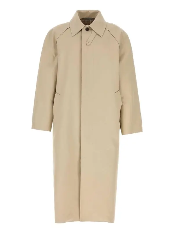 Balenciaga Cotton Trench Coat - Brown