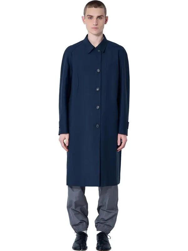 Miu Miu Single-breasted Mohair Coat - Blue