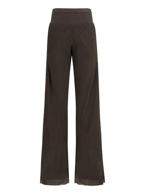 Rick Owens Bias-cut Cupro Satin Pants - Brown