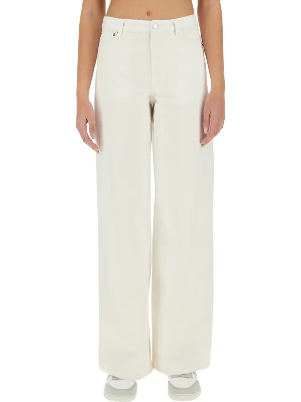 A.p.c. Elisabeth Straight Leg Jeans - White