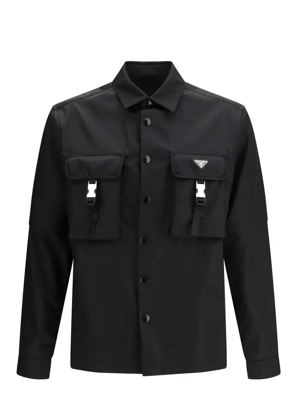 Prada Re-nylon Shirt - Black