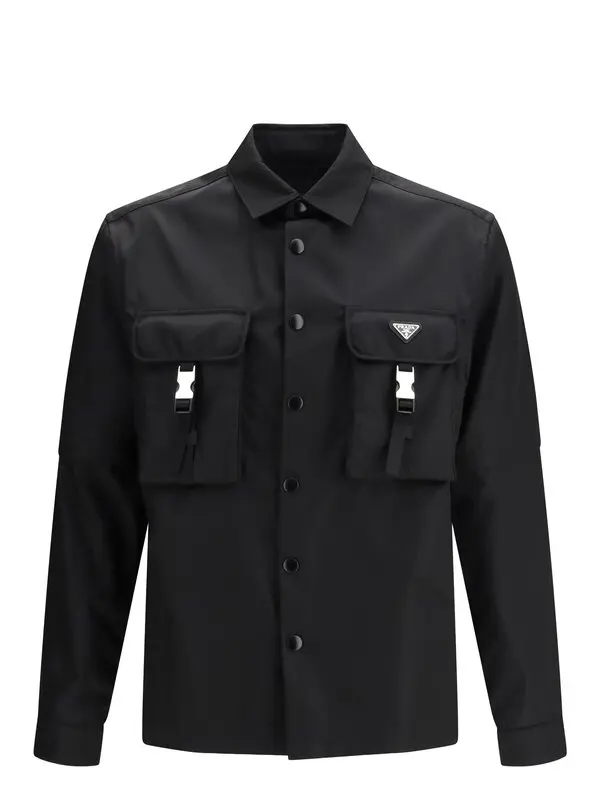Prada Re-nylon Shirt - Black