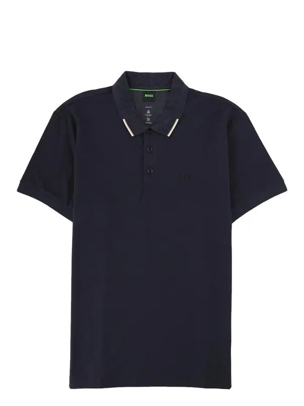BOSS Polo Con Logo - Blue